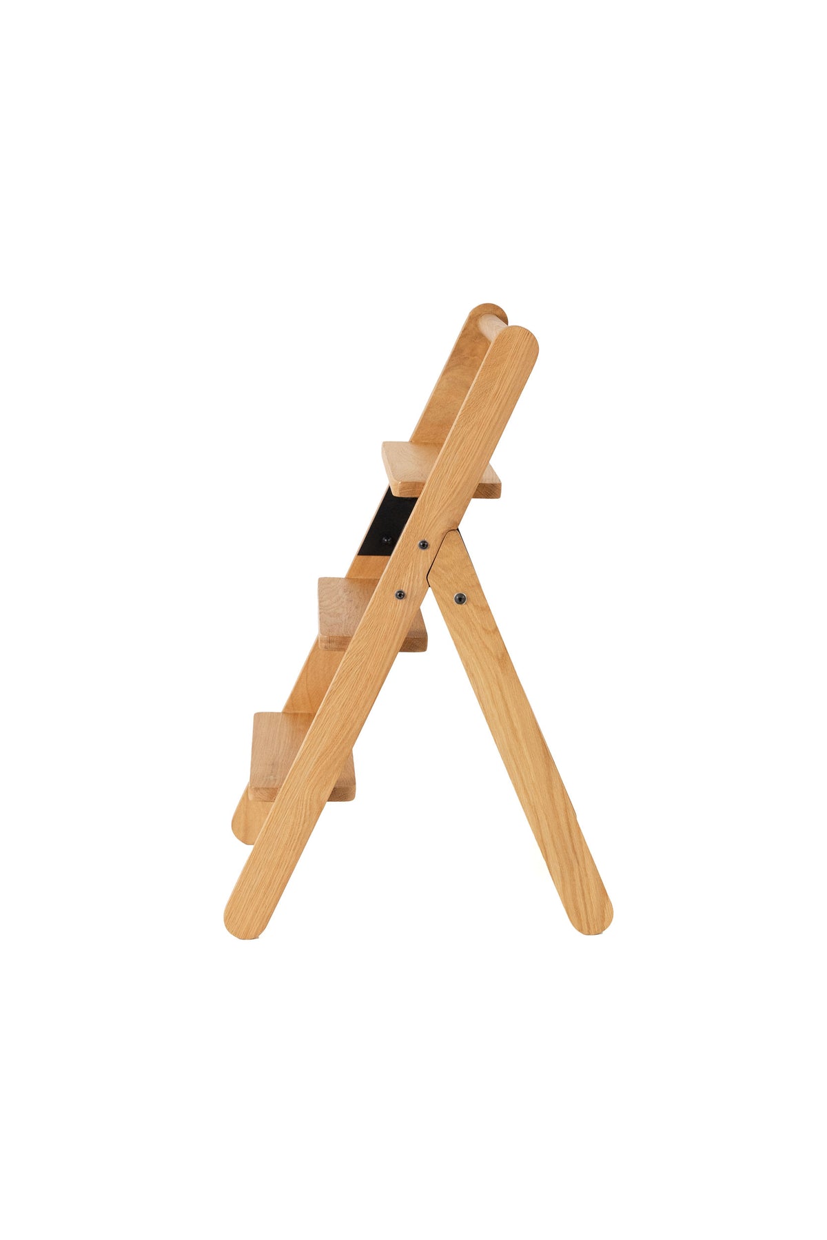 Premium Designer Solid Wood & Steel Step Ladder - Pedersen + Lennard