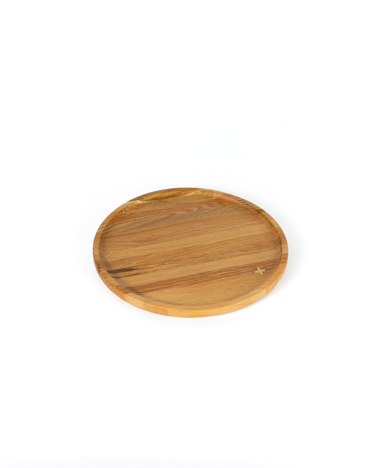 Strata Round Wooden Tray - Pedersen + Lennard