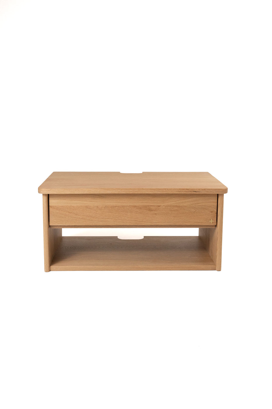 Solid Wood Floating Bedside Table - Available in Two Sizes - Pedersen ...