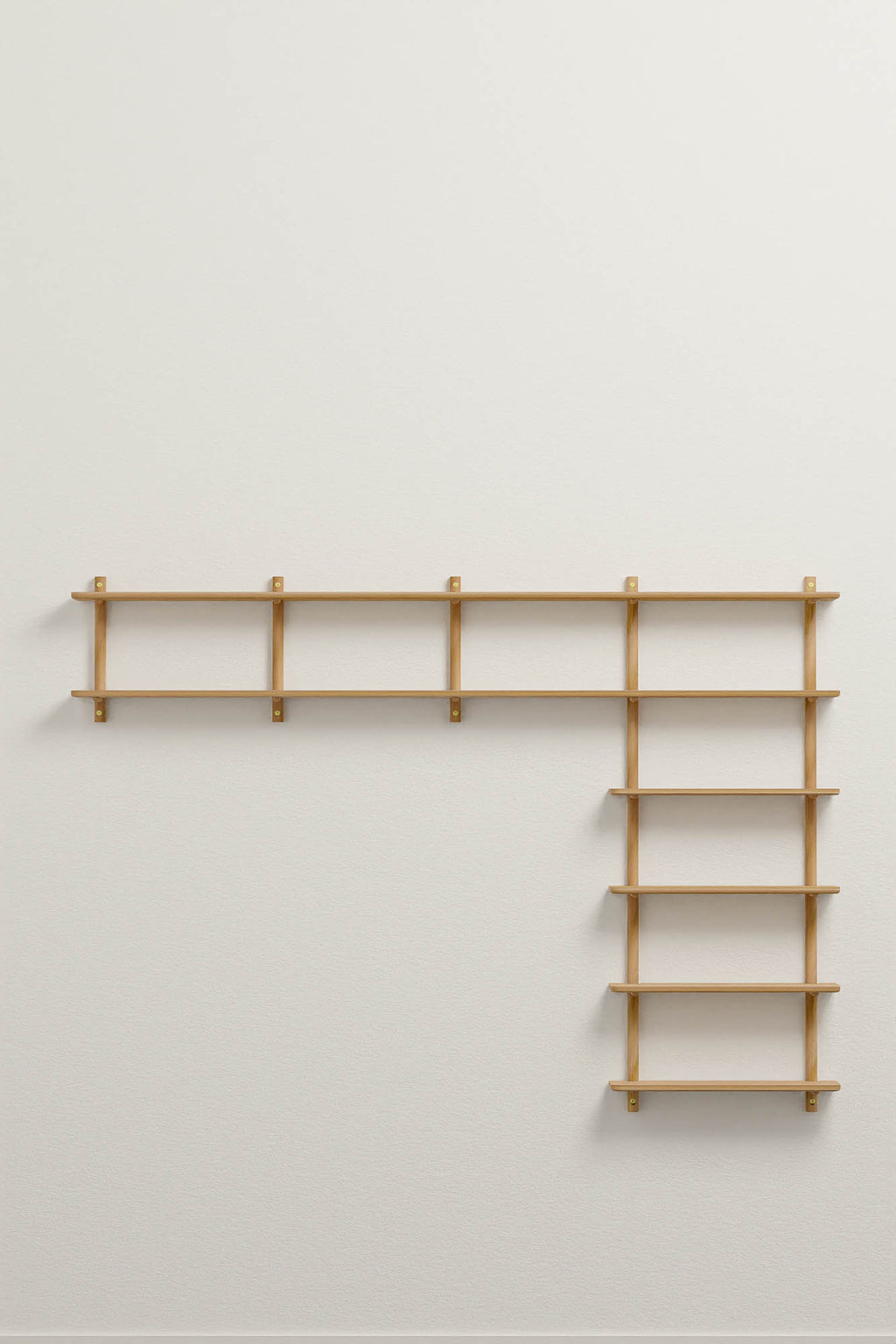 Escarpment Wall Shelving - Configuration M02 - Pedersen + Lennard