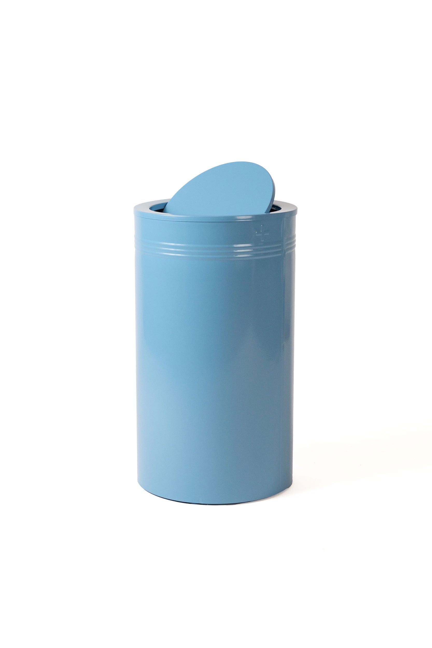 Blue Recycle Bin With Lid ACUA Recycling & Trash Containers