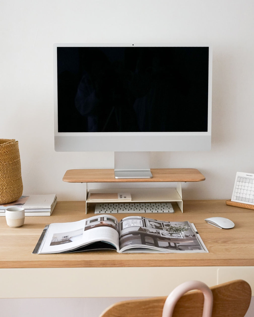 Fold Desktop Monitor Stand - Single - Pedersen + Lennard