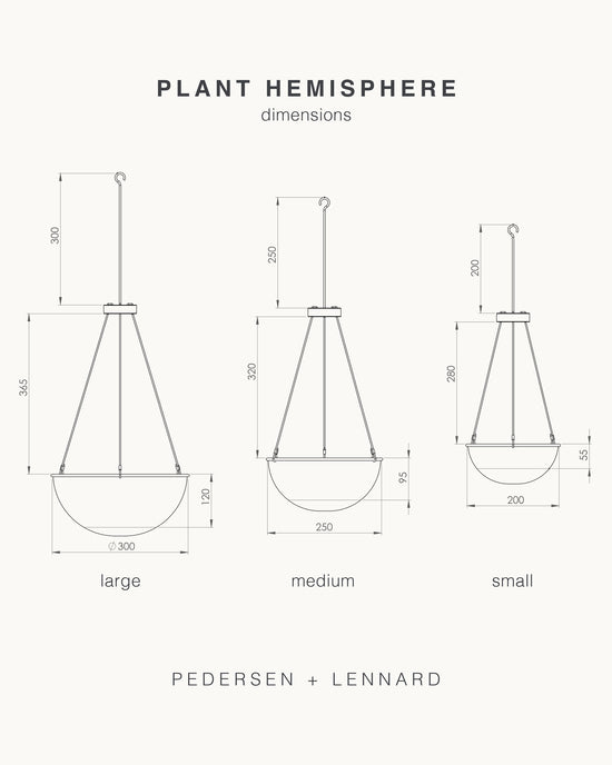 Plant Hemispheres - Pedersen + Lennard